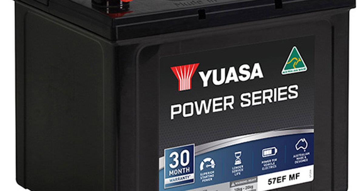 57EF MF - Power Series Conventional car batteries | Yuasa Batteries