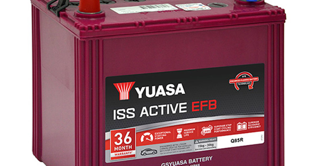 Q85R - ISS Active EFB Stop-Start Stop/Start car batteries | Yuasa Batteries