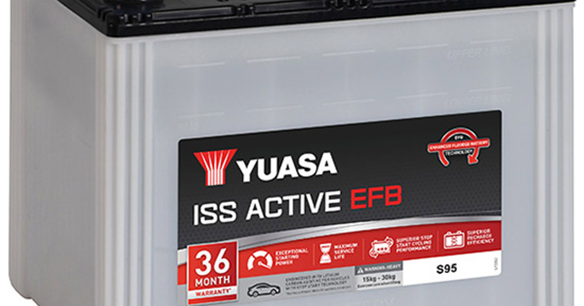 S95 - ISS Active EFB Stop-Start Stop/Start car batteries | Yuasa Batteries