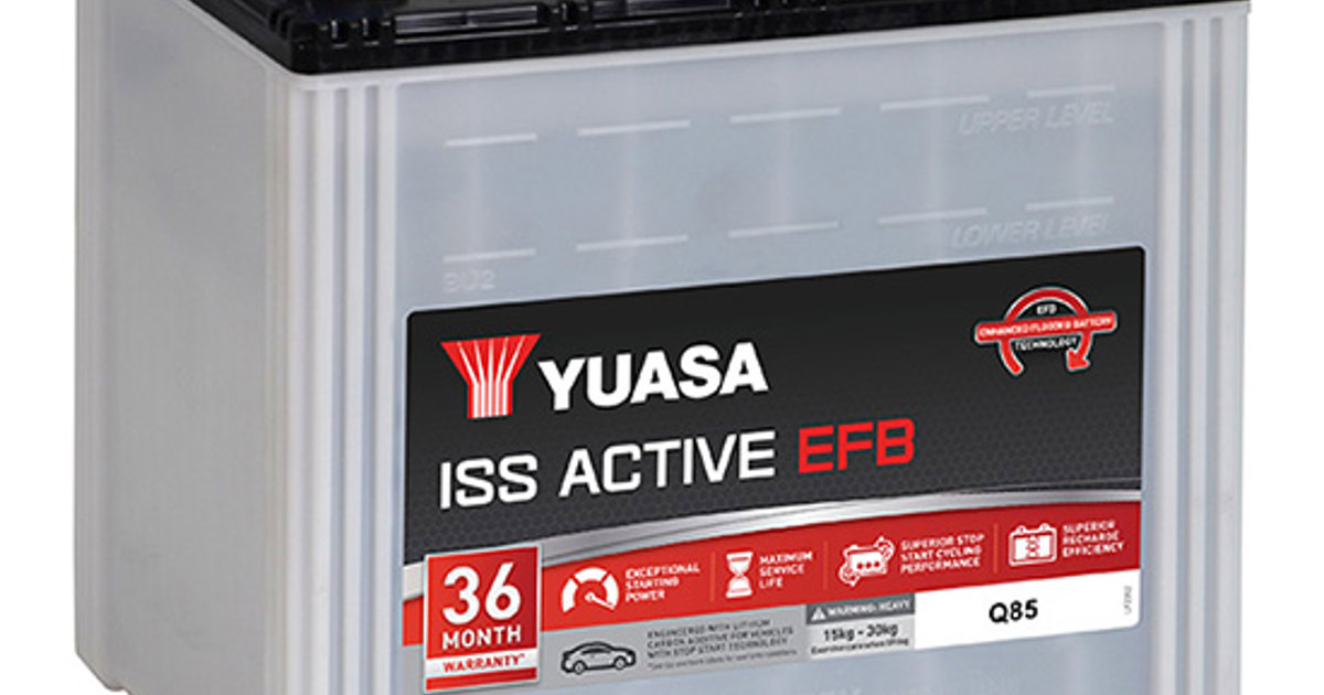 Q85 - ISS Active EFB Stop-Start Stop/Start car batteries | Yuasa Batteries