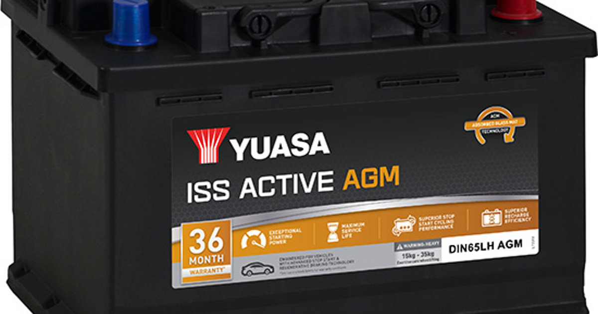 DIN65LH AGM - ISS Active AGM Stop-Start Stop/Start car batteries ...