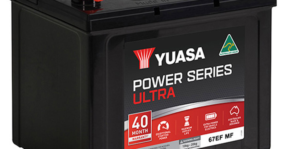 67EF MF - Power Series Ultra Conventional car batteries | Yuasa Batteries