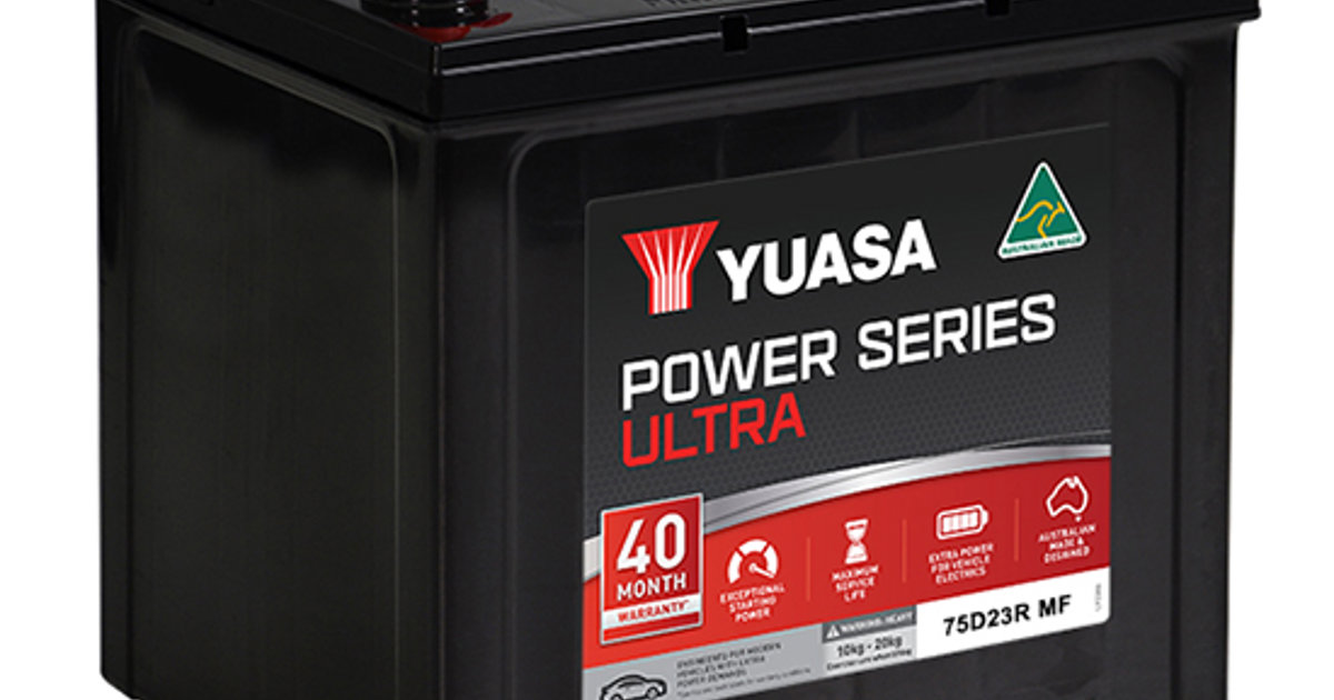 75D23R MF - Power Series Ultra Conventional car batteries | Yuasa Batteries