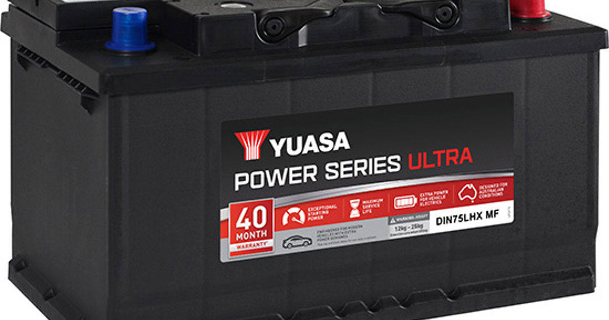 DIN75LHX MF - Power Series Ultra DIN Conventional car batteries | Yuasa Batteries