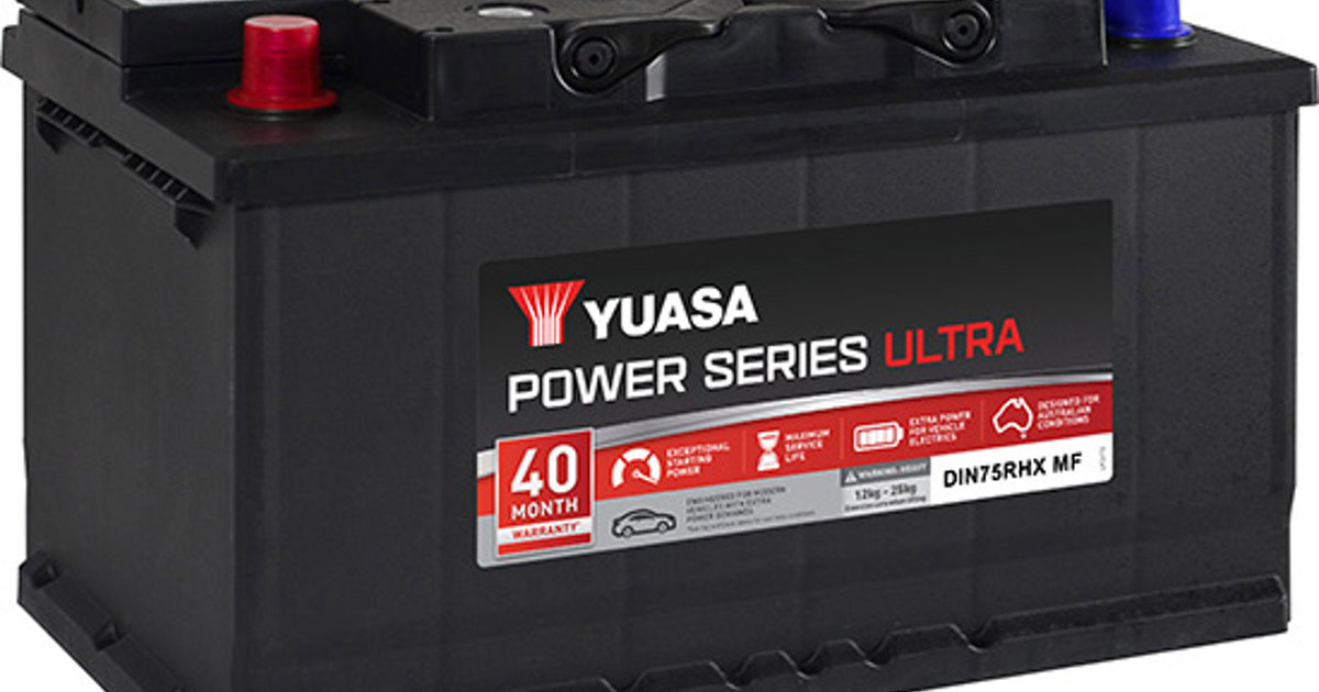 DIN75RHX MF - Power Series Ultra DIN Conventional car batteries | Yuasa Batteries