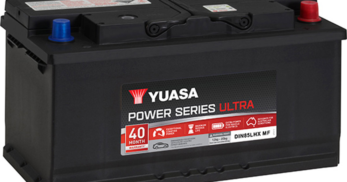 DIN85LHX MF - Power Series Ultra DIN Conventional car batteries | Yuasa Batteries