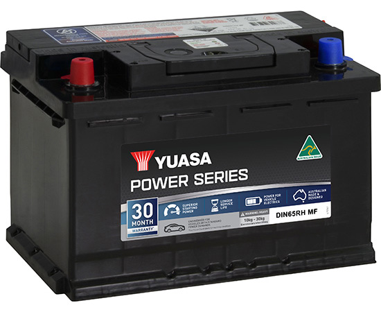 DIN65RH MF - Power Series DIN Conventional car batteries | Yuasa Batteries