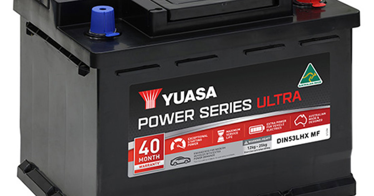 DIN53LHX MF - Power Series Ultra DIN Conventional car batteries | Yuasa Batteries