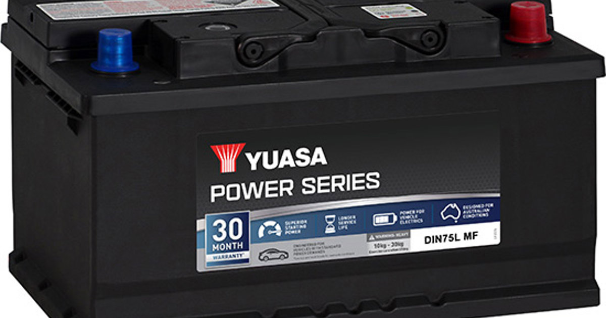 DIN75L MF - Power Series DIN Conventional car batteries | Yuasa Batteries