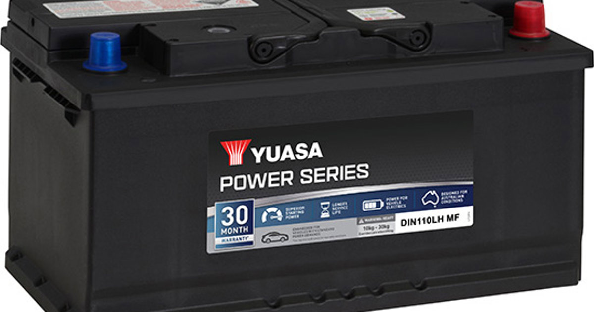 DIN110LH MF - Power Series DIN Conventional car batteries | Yuasa Batteries