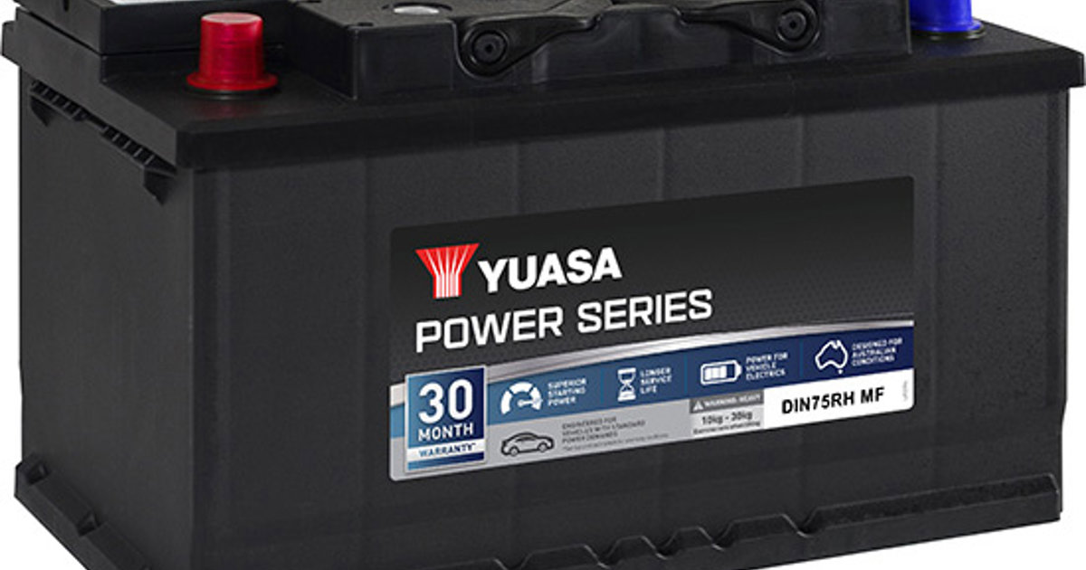 DIN75RH MF - Power Series DIN Conventional car batteries | Yuasa Batteries