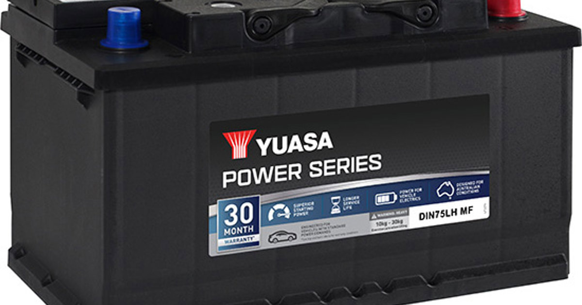 DIN75LH MF - Power Series DIN Conventional car batteries | Yuasa Batteries