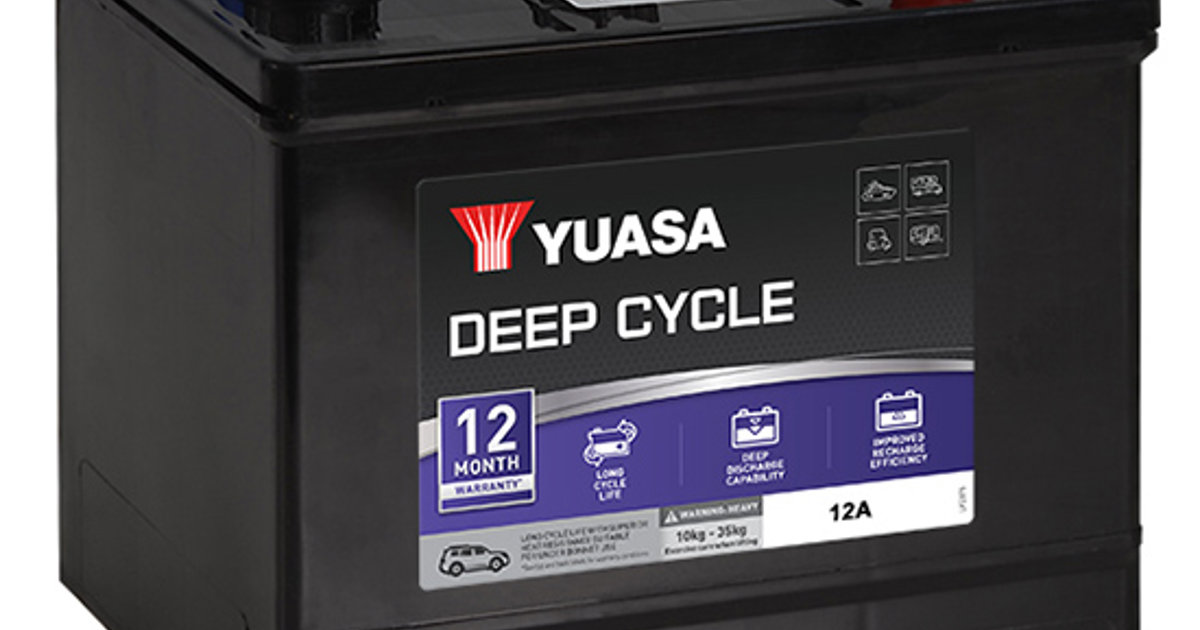 12A - Deep Cycle Flooded Deep Cycle batteries | Yuasa Batteries