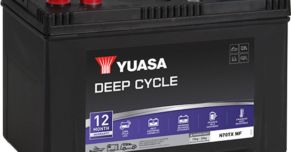 N70TX MF - Deep Cycle Flooded Deep Cycle batteries | Yuasa Batteries