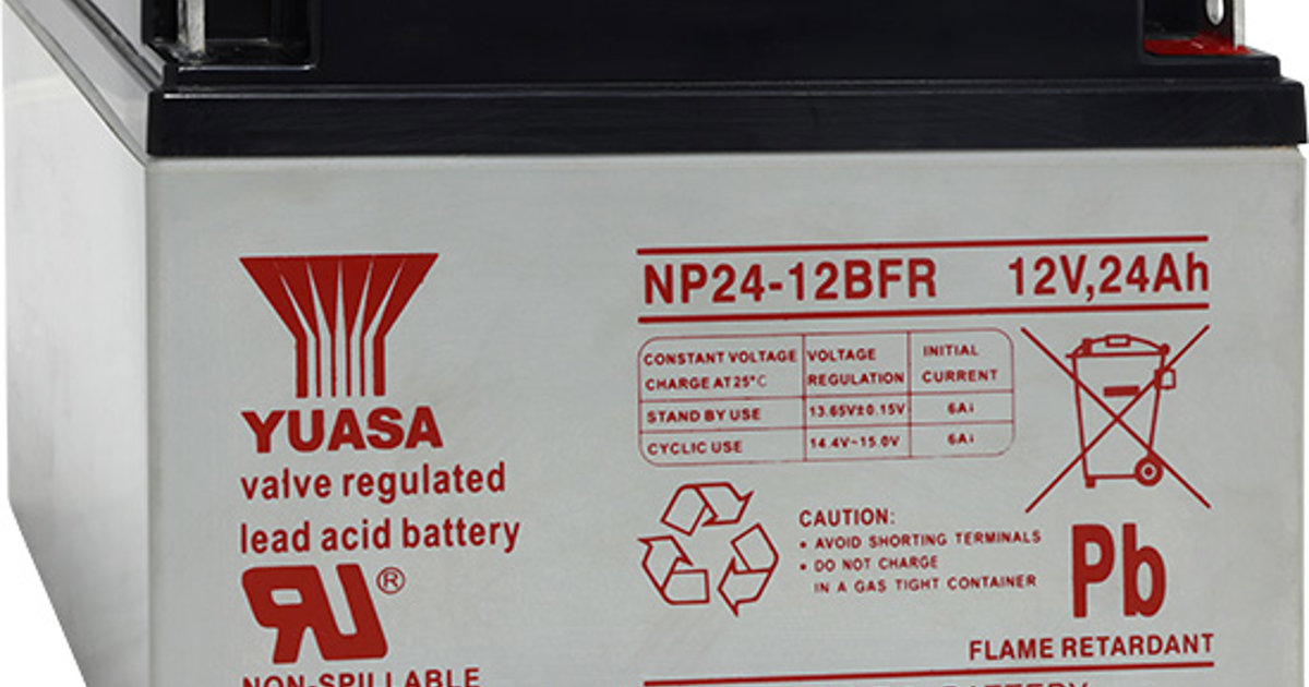 NP24-12BFR - Yuasa NP Stationary Power | Yuasa Batteries