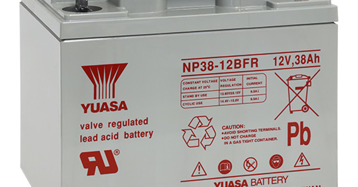 NP38-12BFR - Yuasa NP Stationary Power | Yuasa Batteries