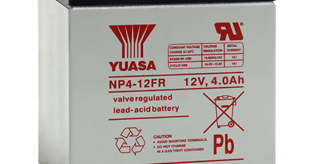 NP4-12FR - Yuasa NP Stationary Power | Yuasa Batteries